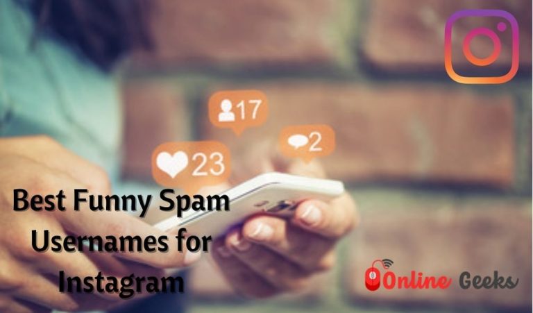 Best Funny Spam Usernames for Instagram